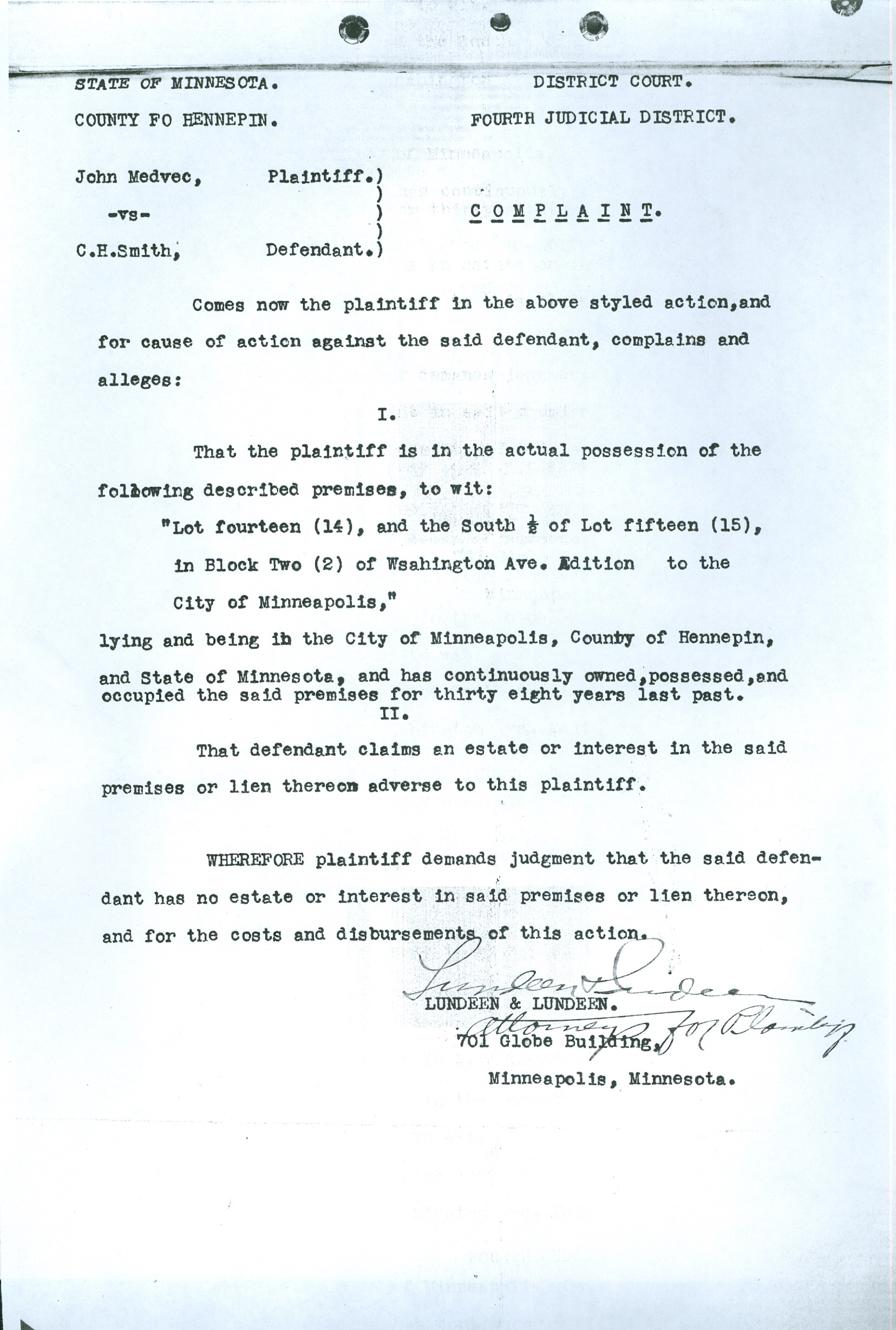 Excerpts from John Medvec’s case file. | Open Rivers Journal