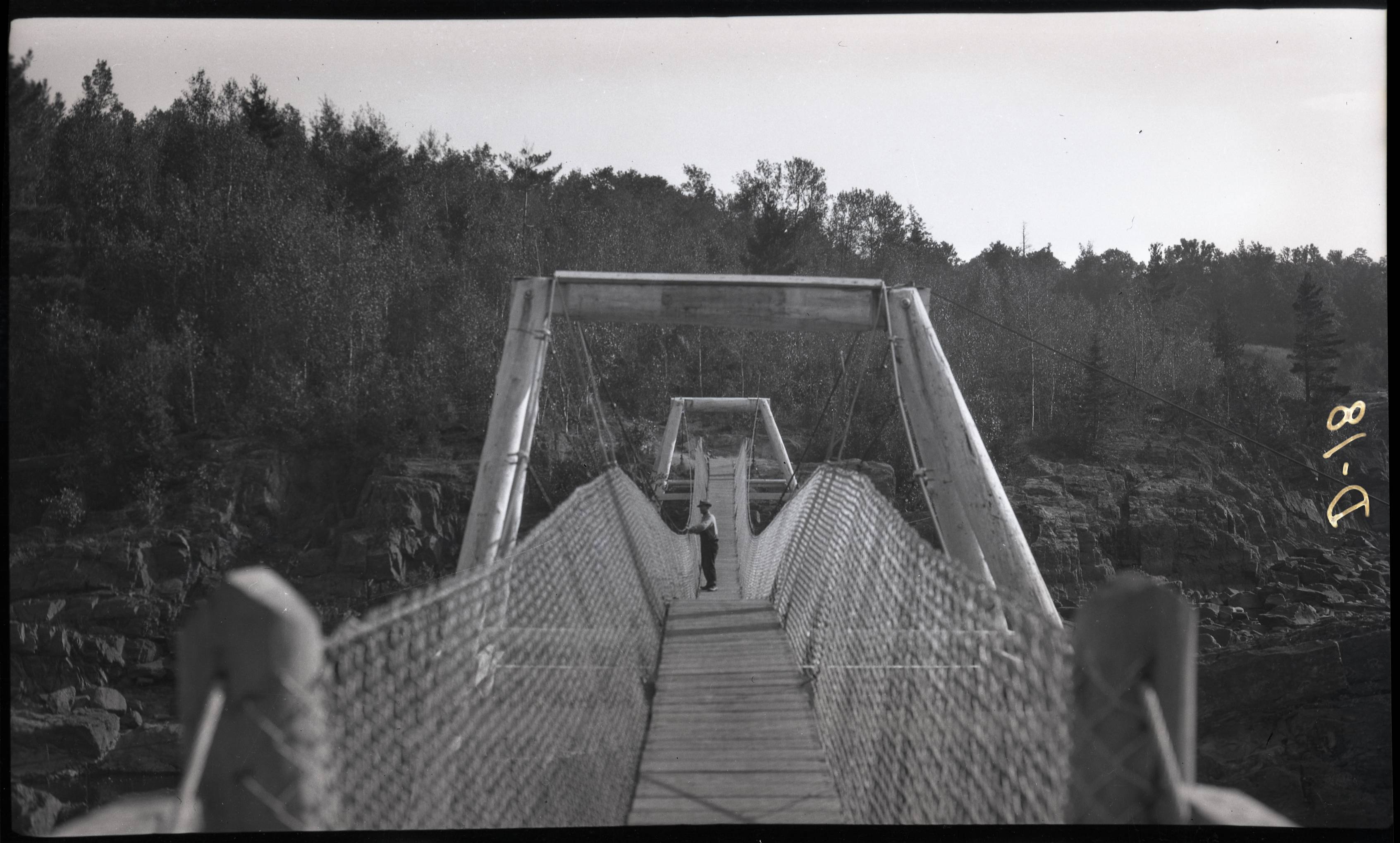 Jay Cooke State Park Suspension Bridge, 1929 | Open Rivers Journal