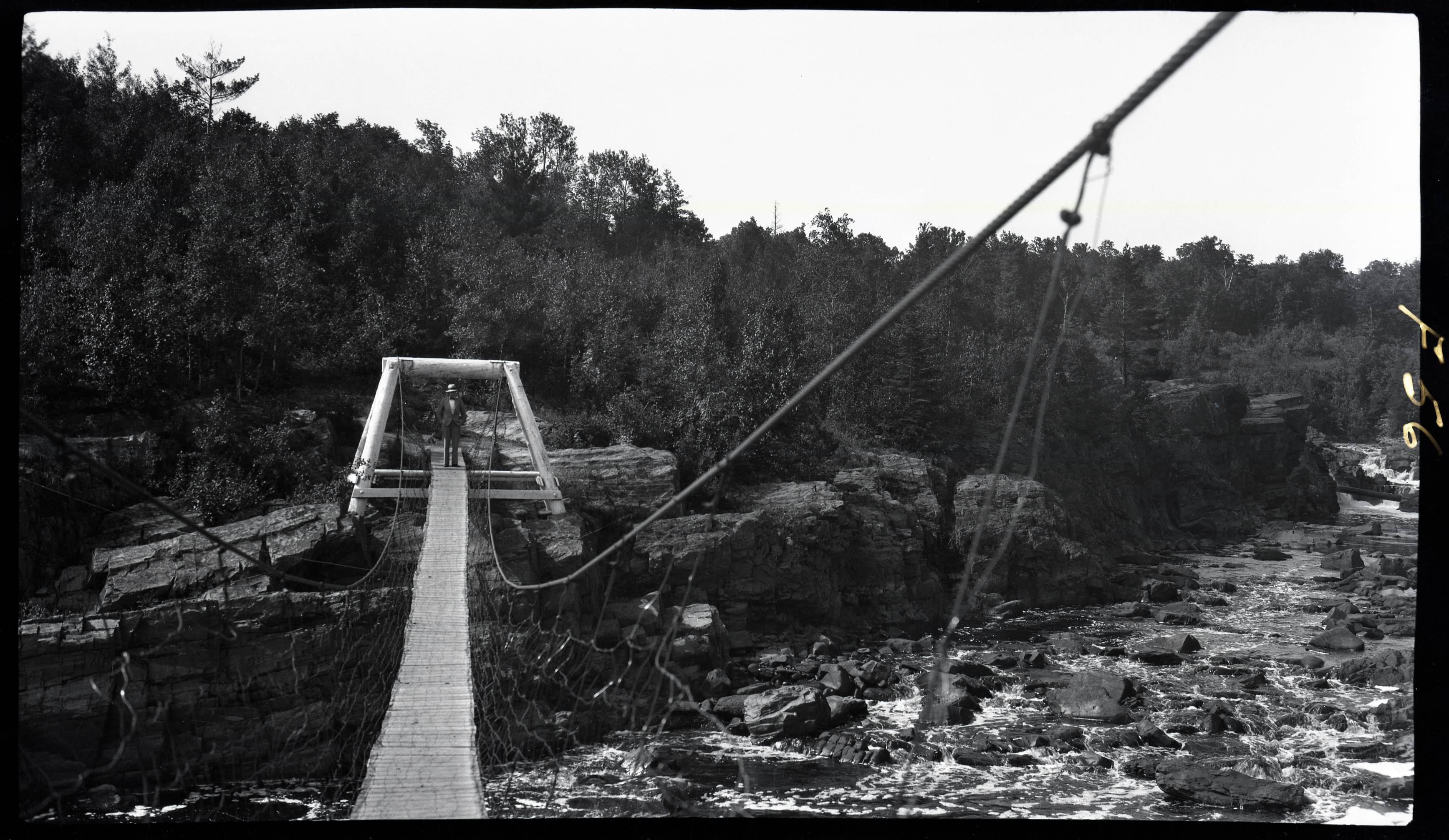 Jay Cooke State Park Suspension Bridge, 1929 | Open Rivers Journal