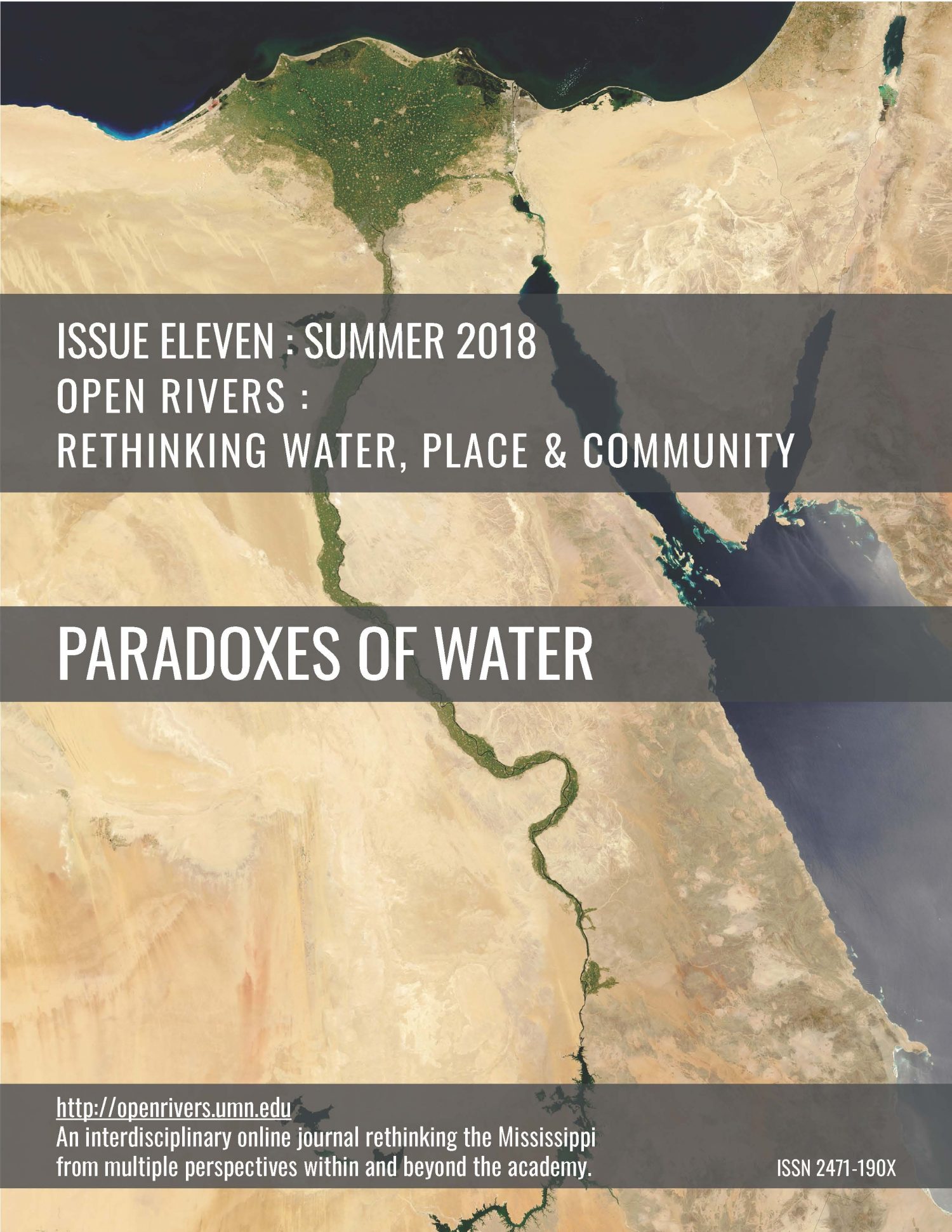 Issue Eleven : Summer 2018 | Open Rivers Journal