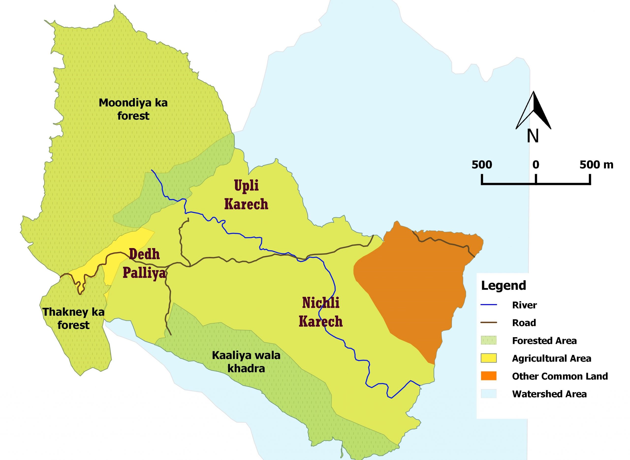 Karech Watershed Map | Open Rivers Journal