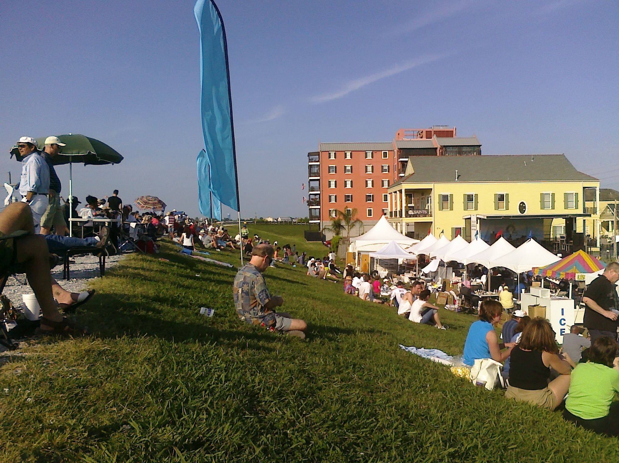 Relaxing on the Levee | Open Rivers Journal