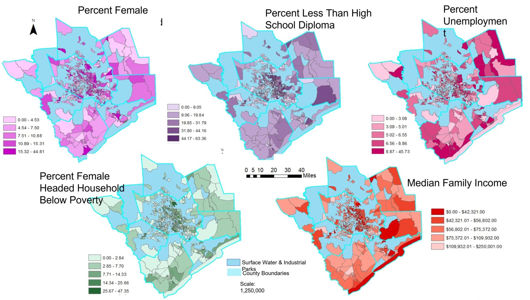 Disadvantaged Population Variables | Open Rivers Journal